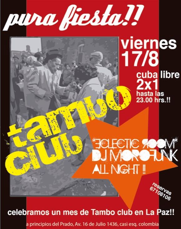 Este fin de semana 33 2012 – Tambo Club | MetroBlog - La Paz